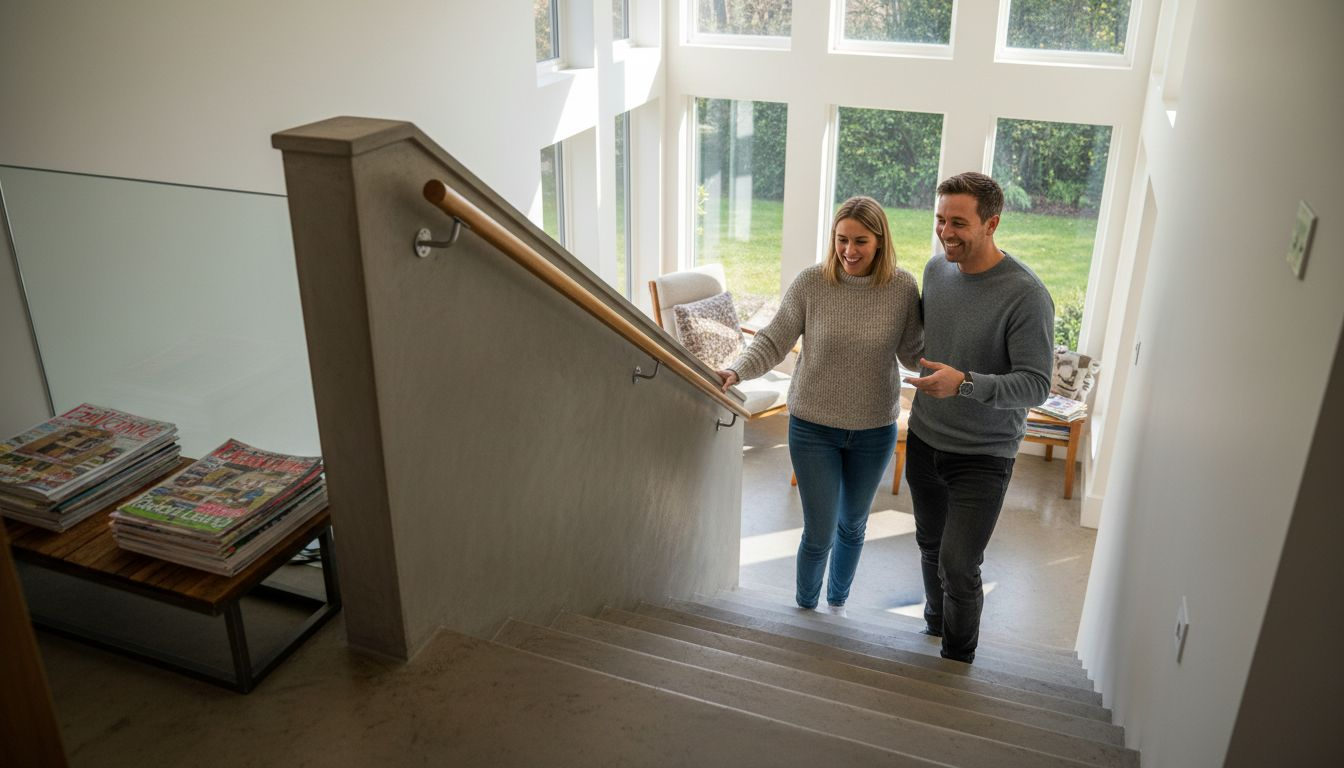 Benefits of Microcement Stairs for Modern Homes